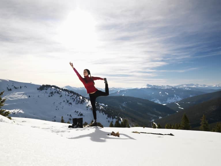 5 Essential Yoga Poses To Help Winter Athletes Recover Mindbodygreen
